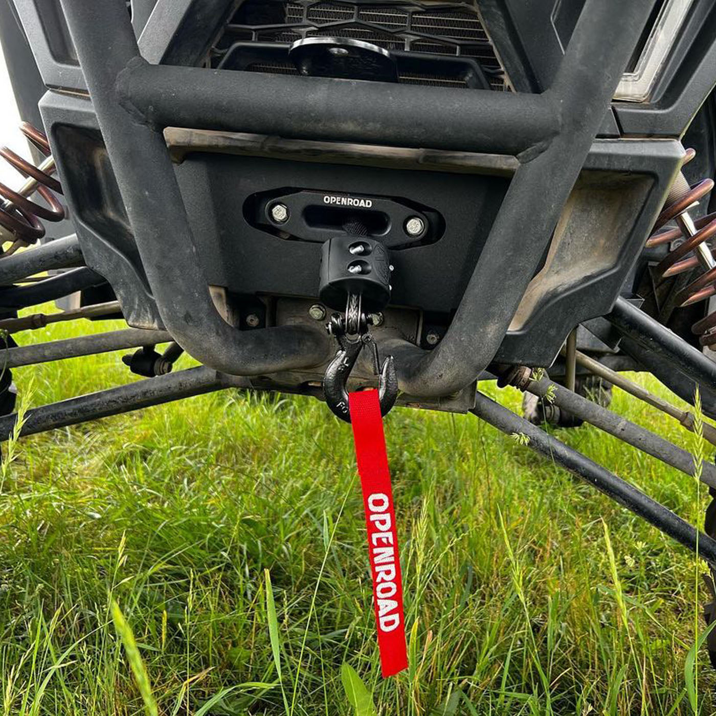 OPENROAD 4500lbs ATV/UTV Winch with Synthetic Rope and 2 Wireless Remo ...