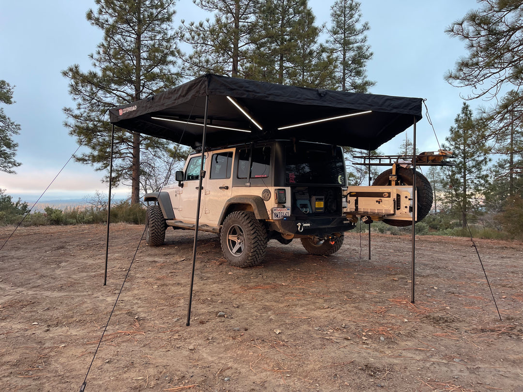 OPENROAD 270 DEGREE FREESTANDING BATWING AWNING – openroad4wd.com